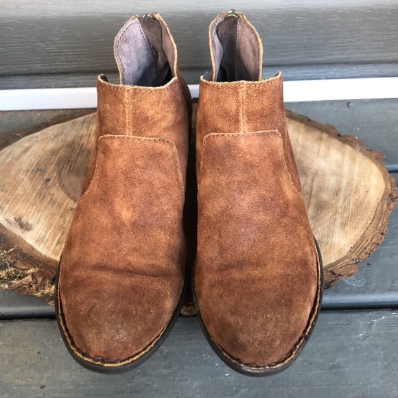 Born | Shoes | Born Kerri Distressed Suede Womens Bootie | Poshmark